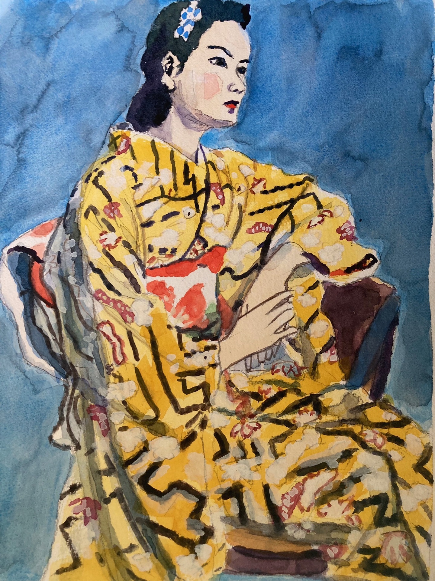 中西利雄・「黄衣」より: よしあき・ギャラリー